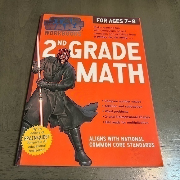 Other | New Star Wars 2nd Grade Math Workbook | Poshmark